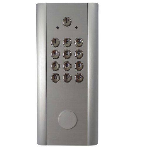 CLAVIER CODE HAUSSMANN ARGENT POSE EN SAILLIE AVEC CENTRALE GESTION ...